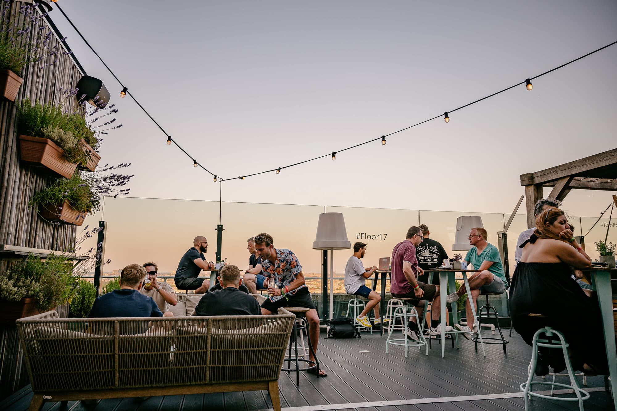 Floor17 Restaurant & Cocktail Bar with Rooftop Terrace Amsterdam